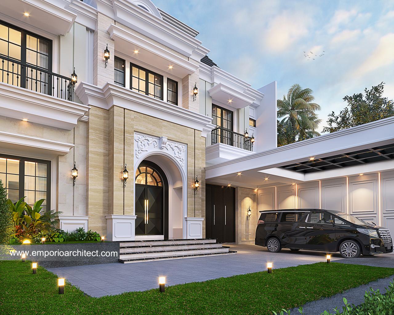 Mrs. LYL 1187 Classic Modern House 2.5 Floors Design - Batam 17730 ...