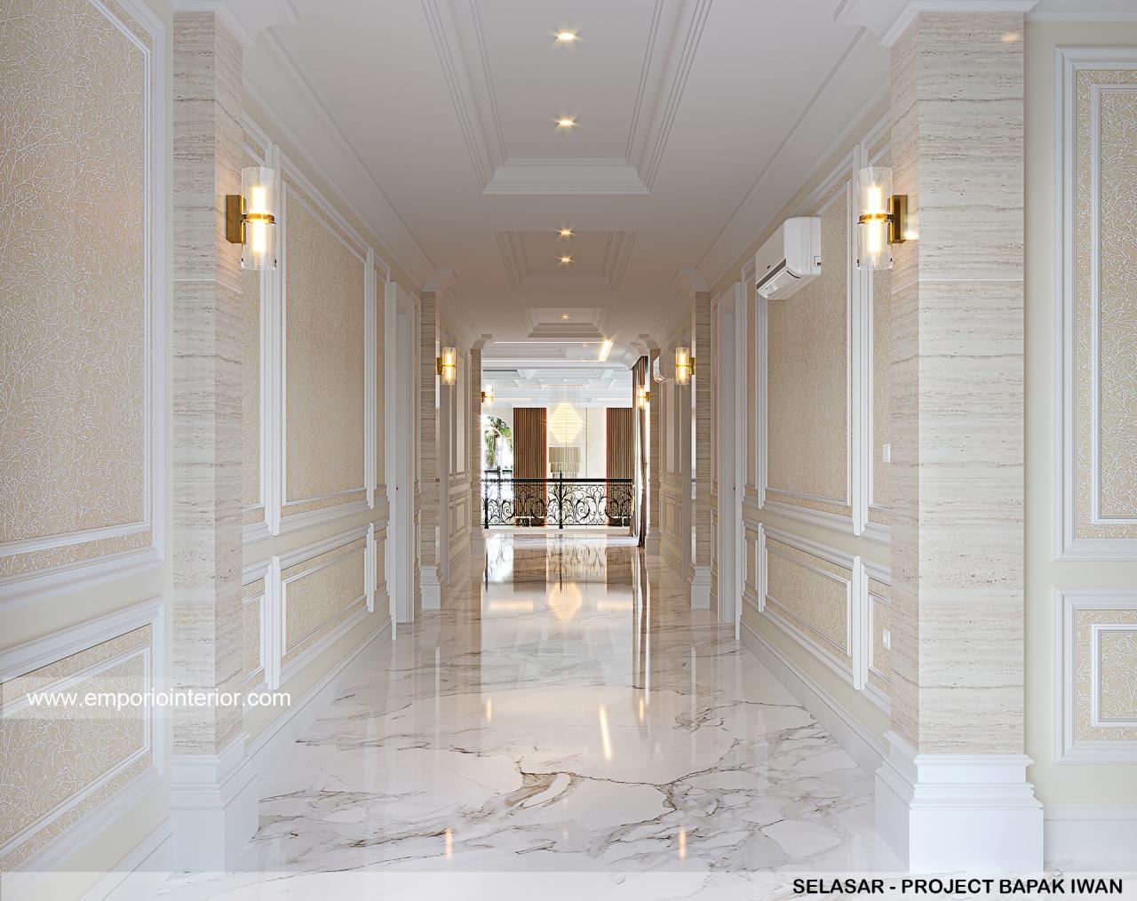 Desain Selasar Rumah Klasik Modern 2.5 Lantai Bapak IWN di Jambi - # ...