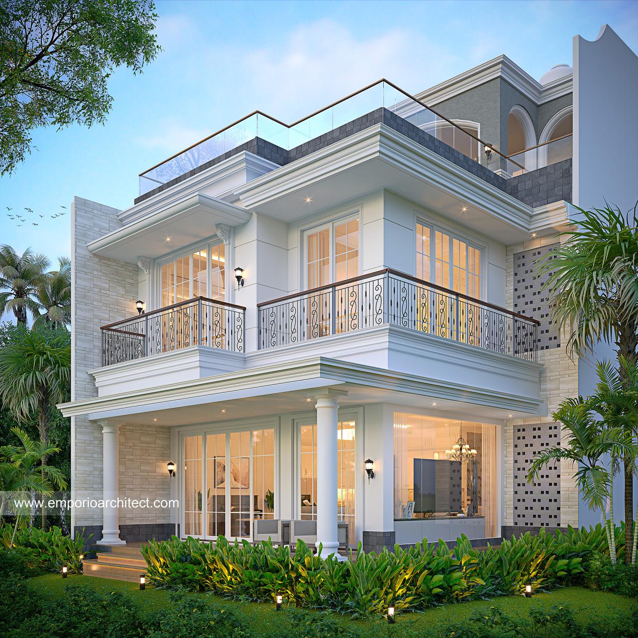 Mr. PLS 1531 Classic Modern House 3 Floors Design - Jakarta 30950 ...