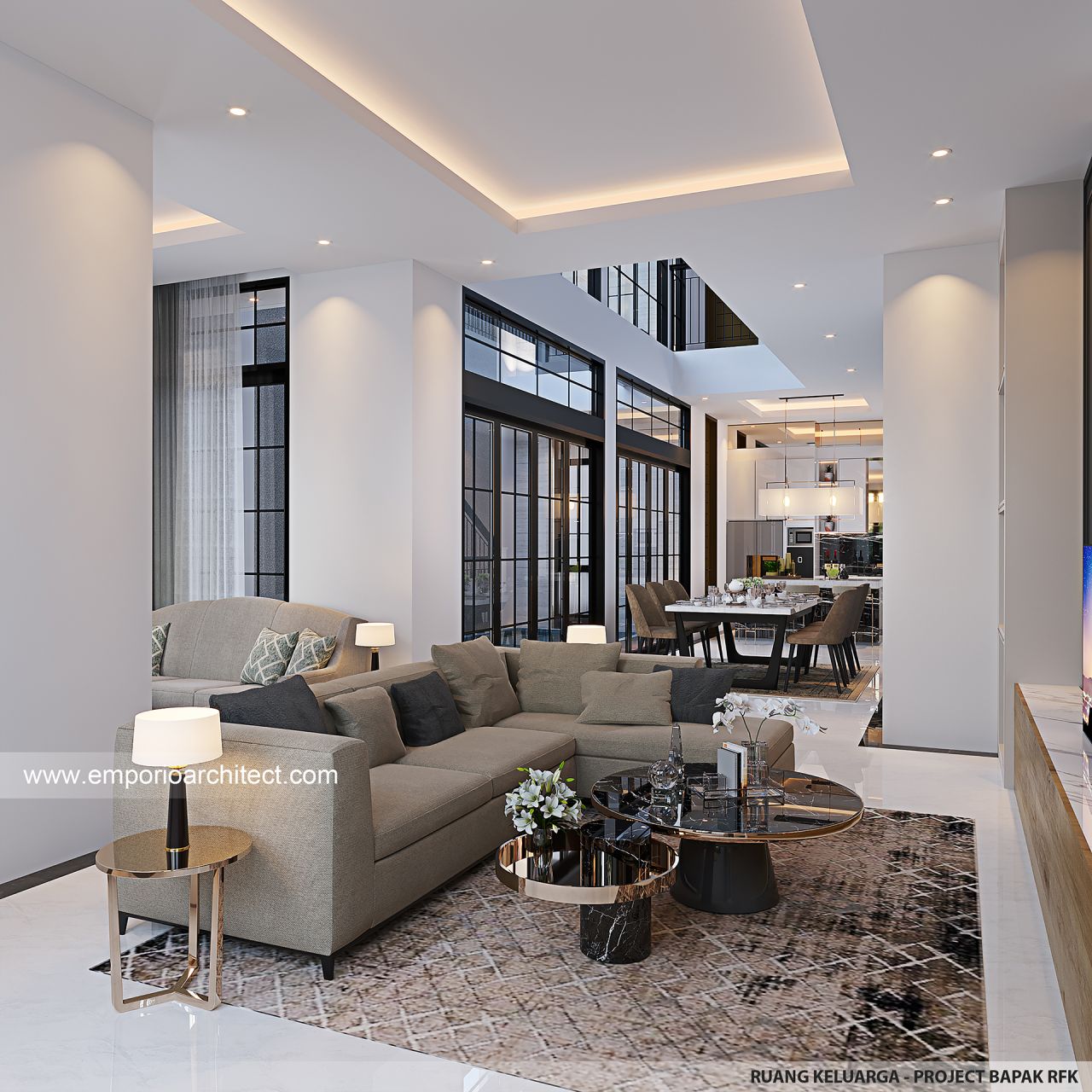 Mr. RFK 1846 Mediterranean Modern House 3 Floors Design - Pesanggrahan ...