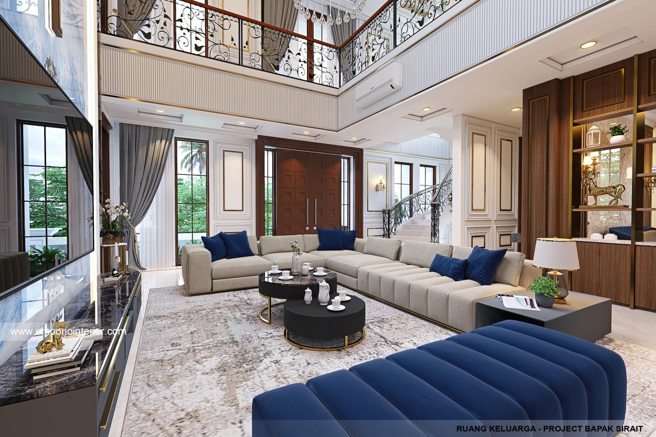 Mr. SRT 1278 Classic Modern House 3.5 Floors Design - Bandung 26776 - Void Design