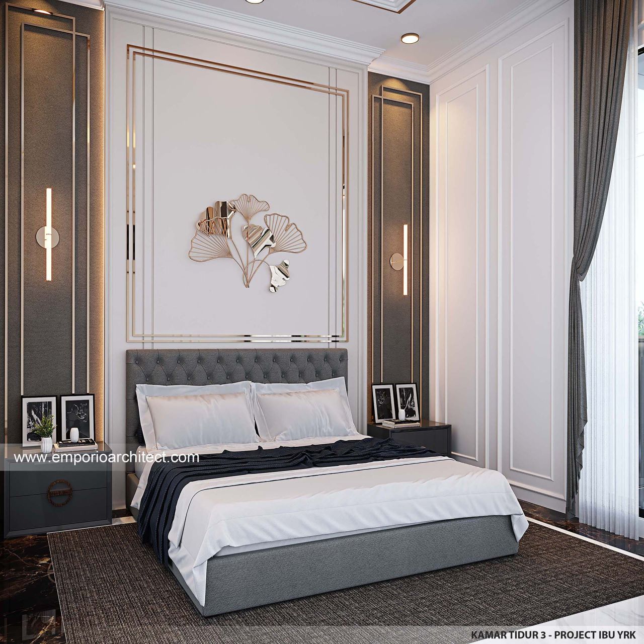 Mrs. YRK 1698 Classic Modern House 4 Floors Design - Menteng, Jakarta ...