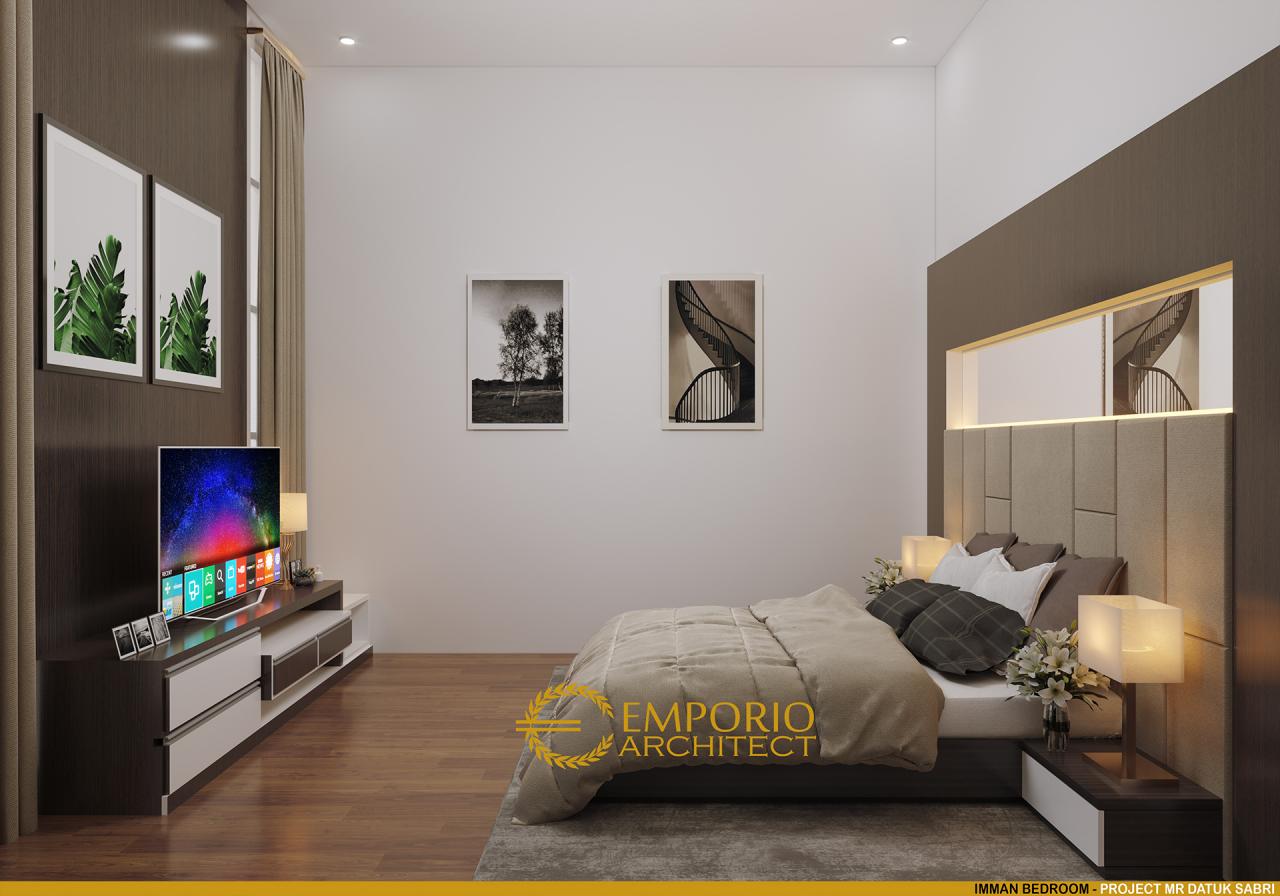 Desain Kamar Tidur Rumah Mediteran 2 Lantai Bapak Datuk Sabri di ...