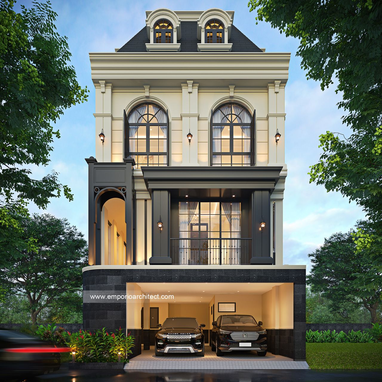 Mr. BM Mediterranean House 4 Floors Design - Yogyakarta 50184 - 4 ...
