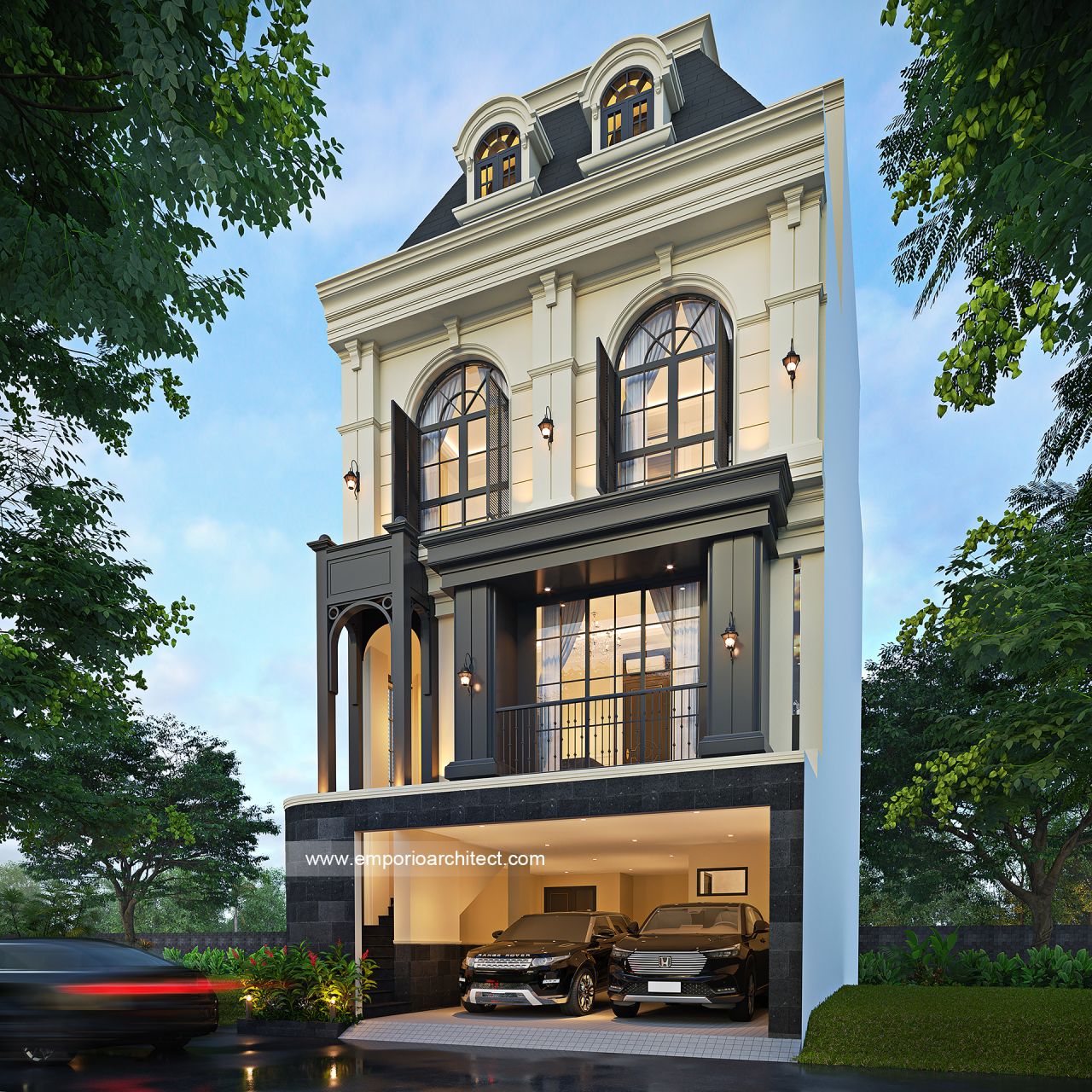 Mr. BM Mediterranean House 4 Floors Design - Yogyakarta 50186 - 4 ...