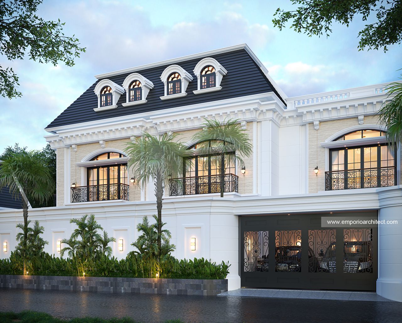 Mrs. LMA 1952 Mediterranean Classic House 2 Floors Design - Solo 43032 ...