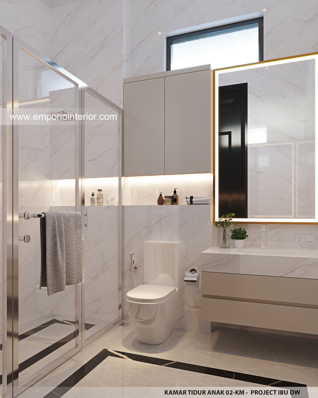 Mrs. DW 2217 Modern Classic House 3 Floors Design - Jakarta Selatan ...