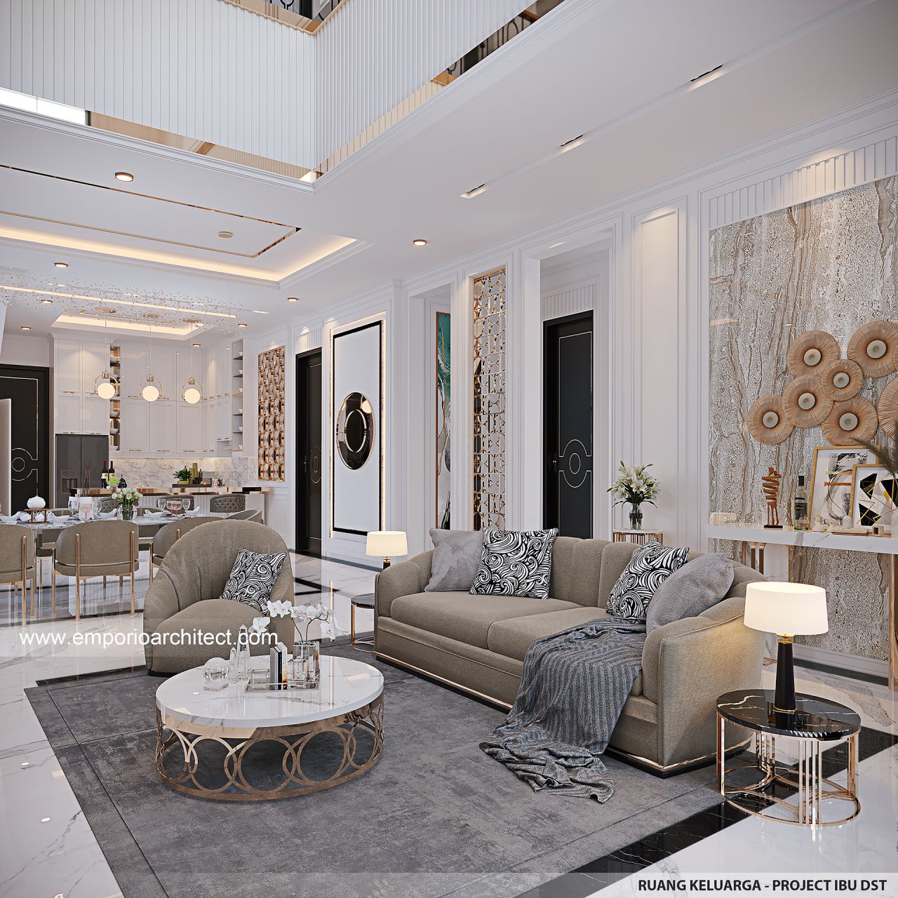 Mrs. DST 2112 Mediterranean Classic House 3 Floors Design - Tangerang ...