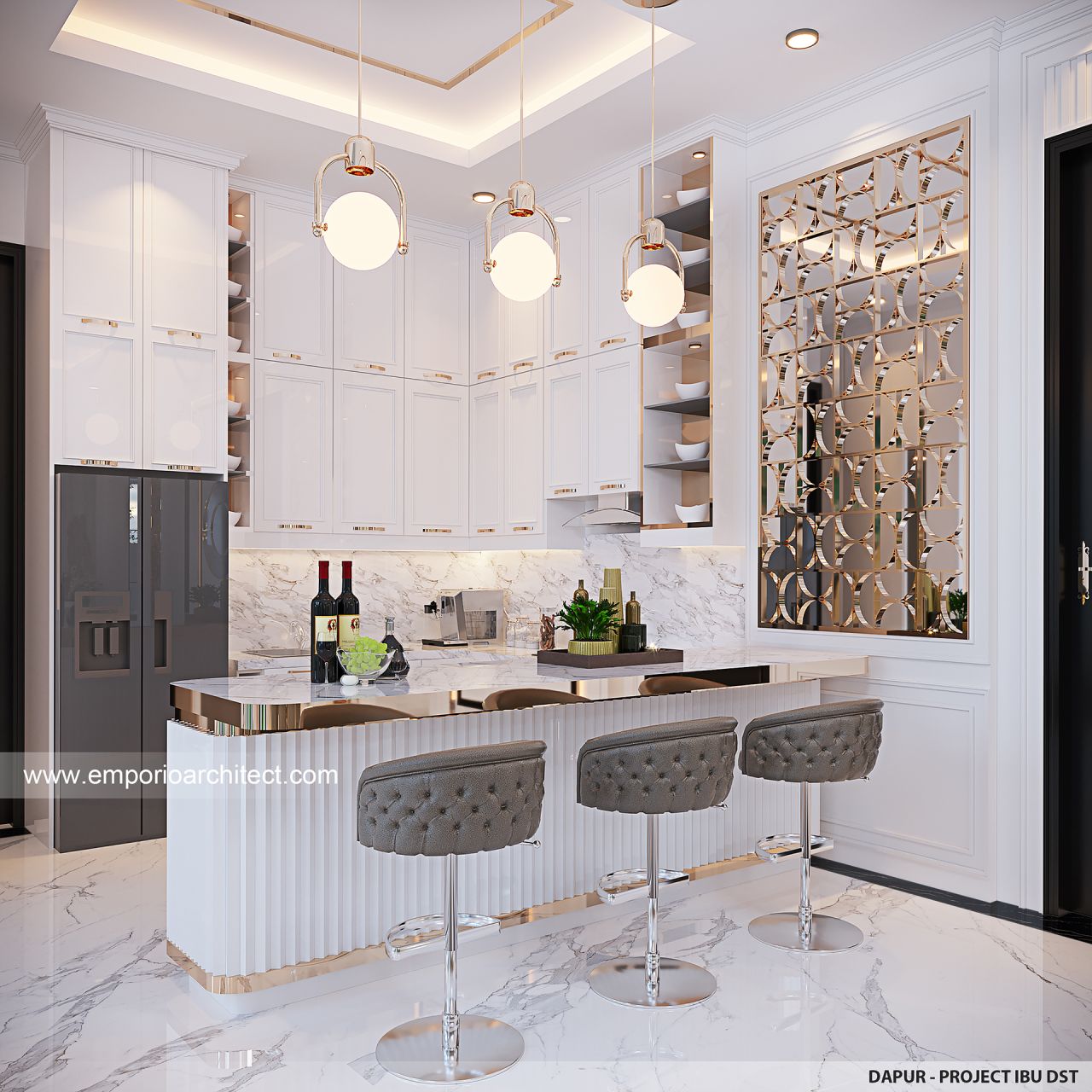 Mrs. DST 2112 Mediterranean Classic House 3 Floors Design - Tangerang ...