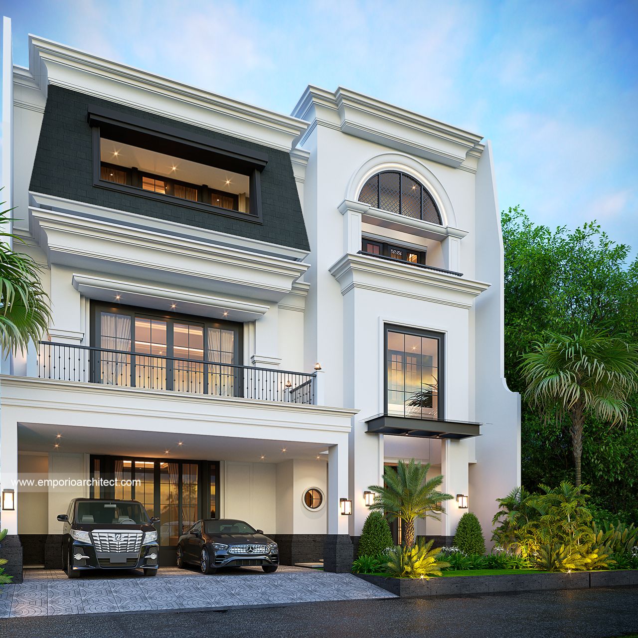 Mr. STH 1981 Mediterranean Classic House 4 Floors Design - Jakarta ...