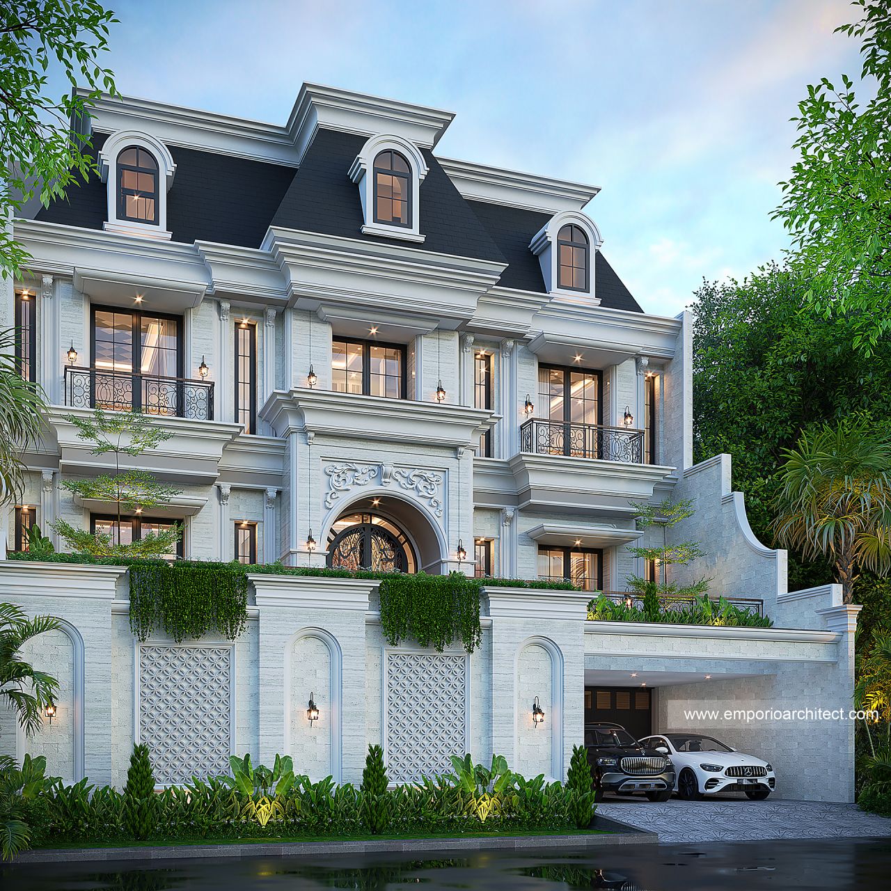 Mr. TDL 1937 Mediterranean Classic House 4 Floors Design - PIK, Jakarta ...