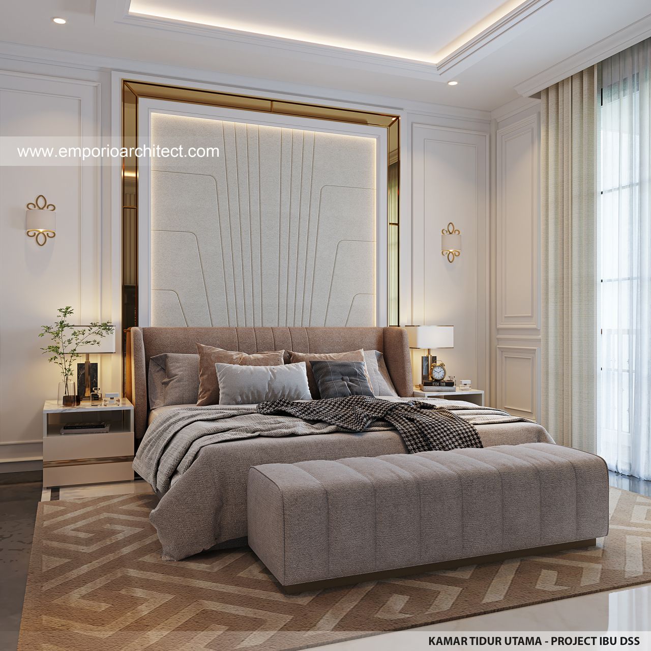 Mrs. DSS Mediterranean Classic House 4 Floors Design - Ancol Barat ...