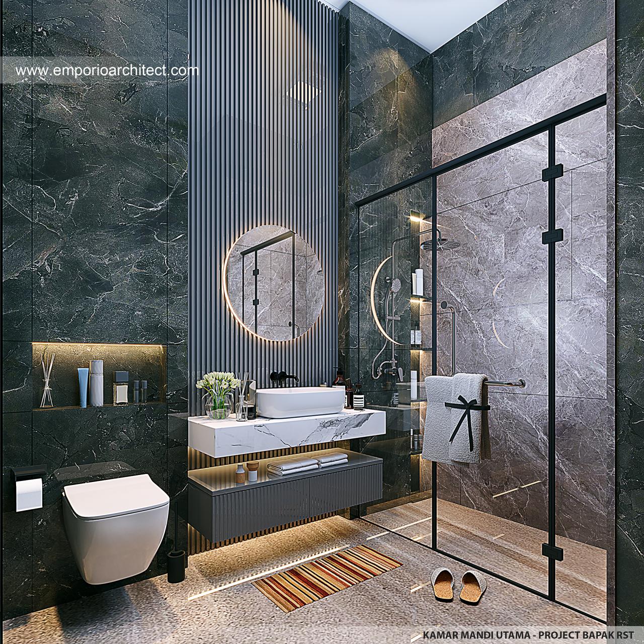 Mr. RST 1614 Modern House 1 Floor Design - Bantul, Yogyakarta 33599 ...