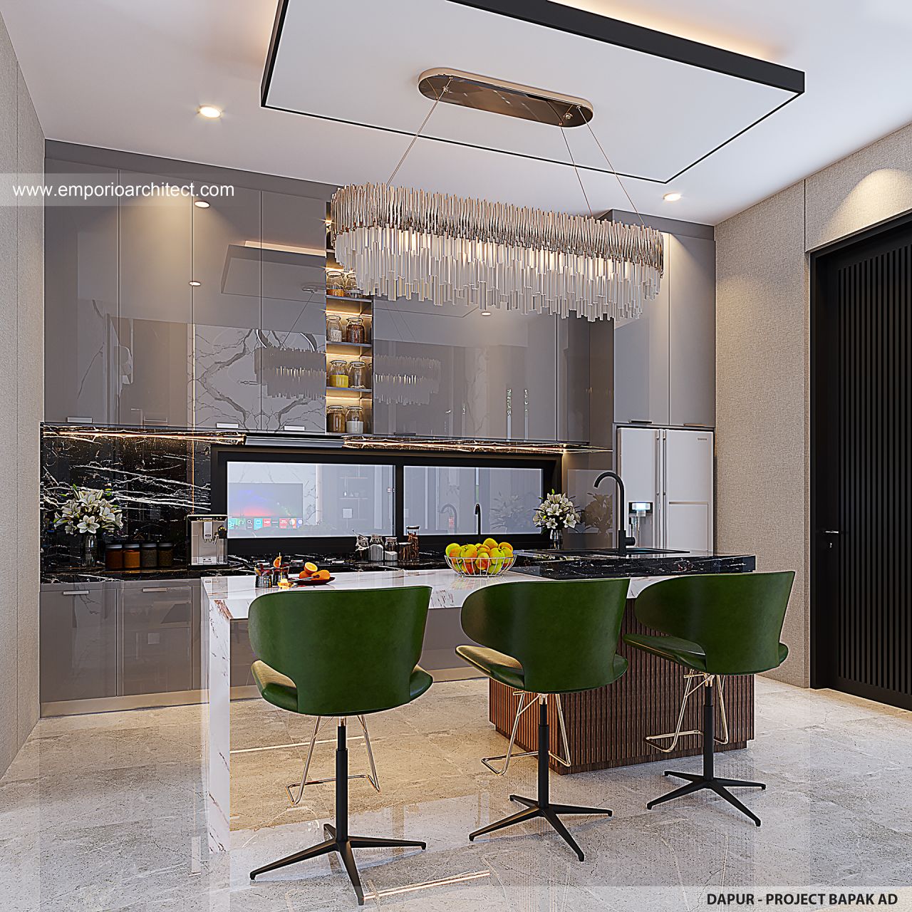 Mr. AD 1967 Modern House 2 Floors Design - Balikpapan 42996 - Kitchen ...