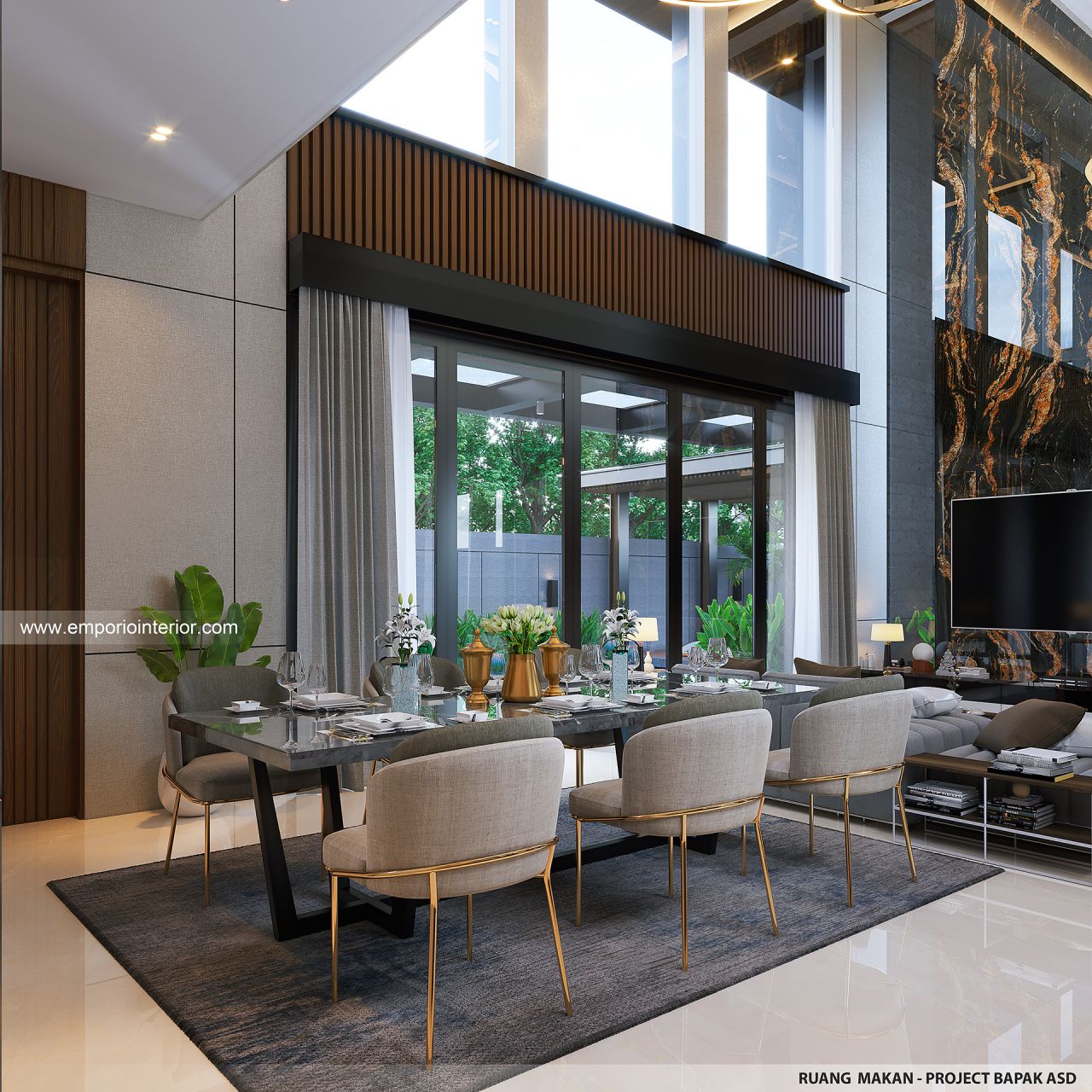 Mr. ASD 1771 Modern House 2 Floors Design - Lombok 38071 - Dining Room ...