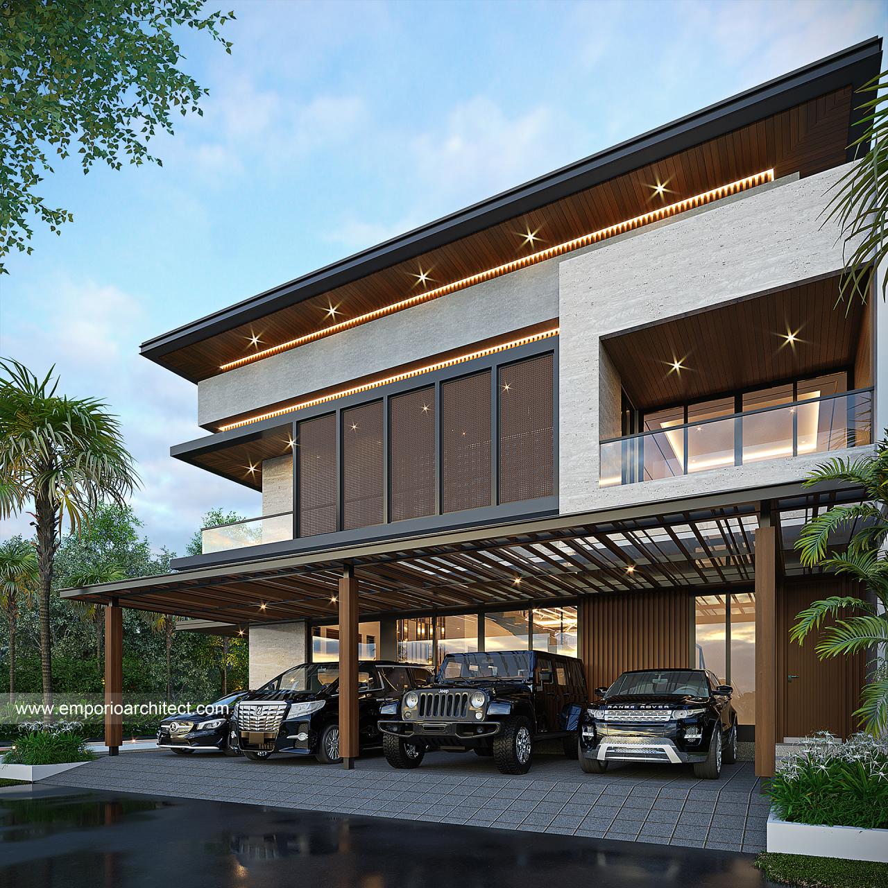 Mr. YKV 1525 Modern House 2 Floors Design - Alam Sutera, Tangerang ...
