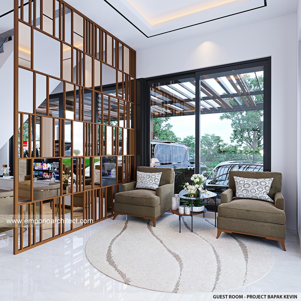 Mr. YKV 1525 Modern House 2 Floors Design - Alam Sutera, Tangerang ...