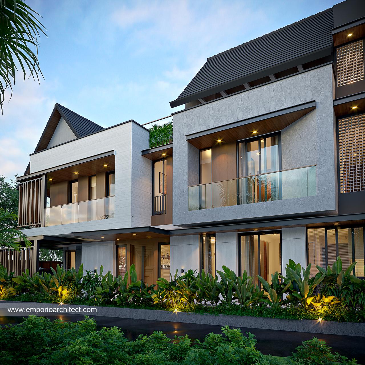 Desain Rumah Modern 2 Lantai Ibu STK 1530 di Bogor
