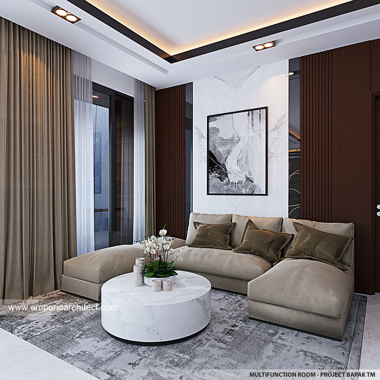 Mr. TM Modern House 2 Floors Design - Tangerang 45792 - Interior Design