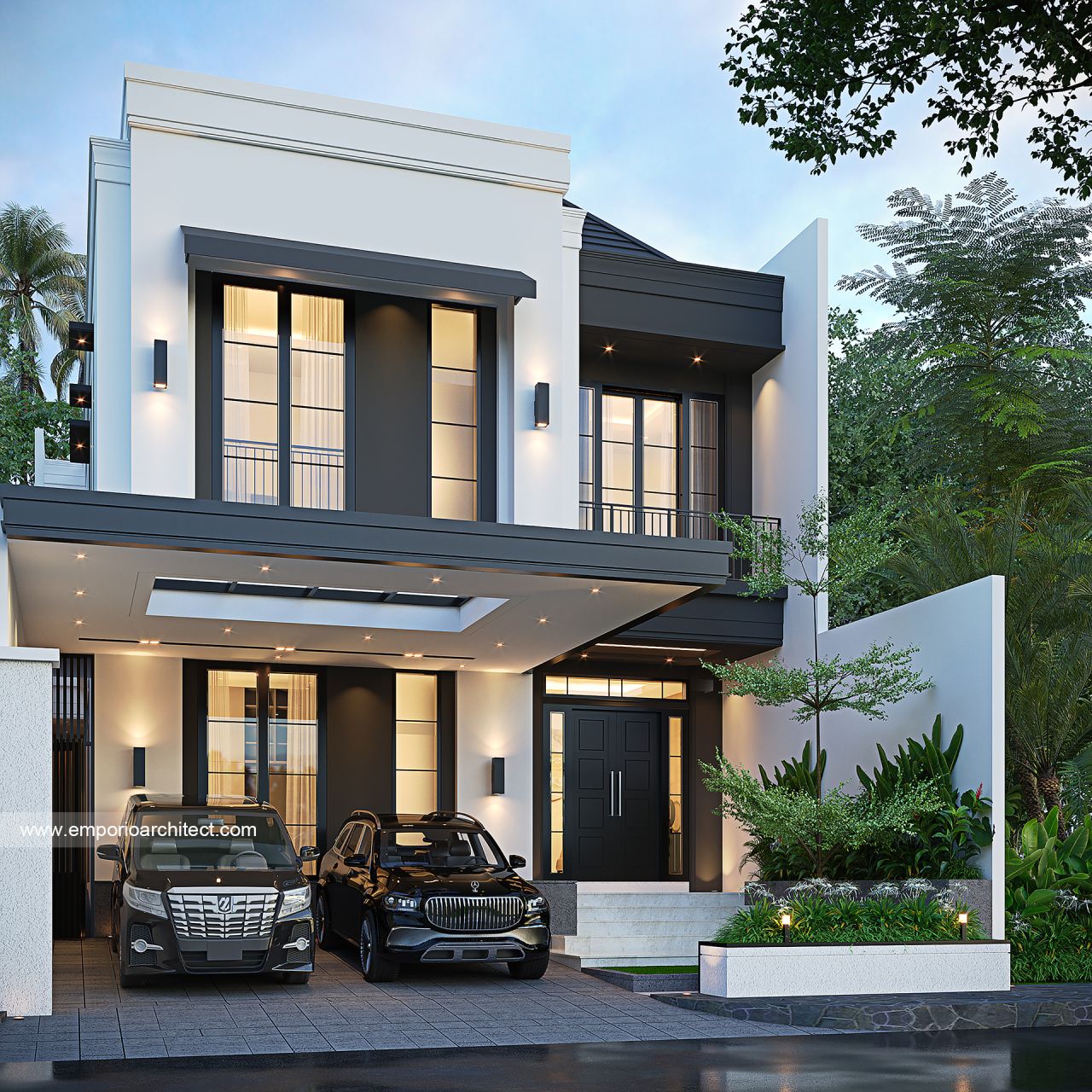 Mr. GNI 2025 Modern House 2 Floors Design - Jakarta Barat 44751 - Modern Home Design