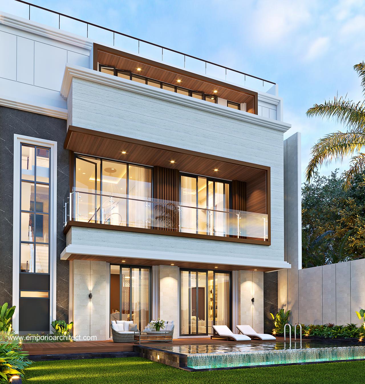 Mrs. LNA 1472 Modern House 2 Floors Design - Bogor 29329 - 2 Floors ...