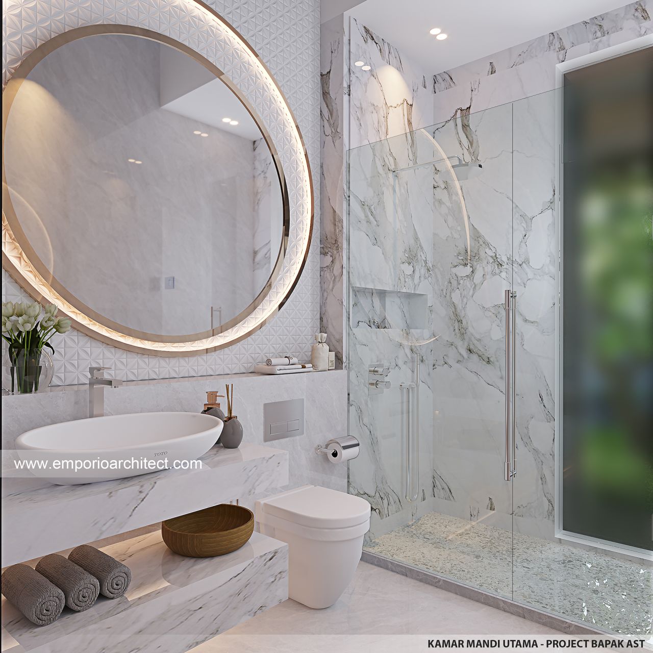 Mr. AST 2003 Modern House 2 Floors Design - Bandung 44398 - Bathroom Design