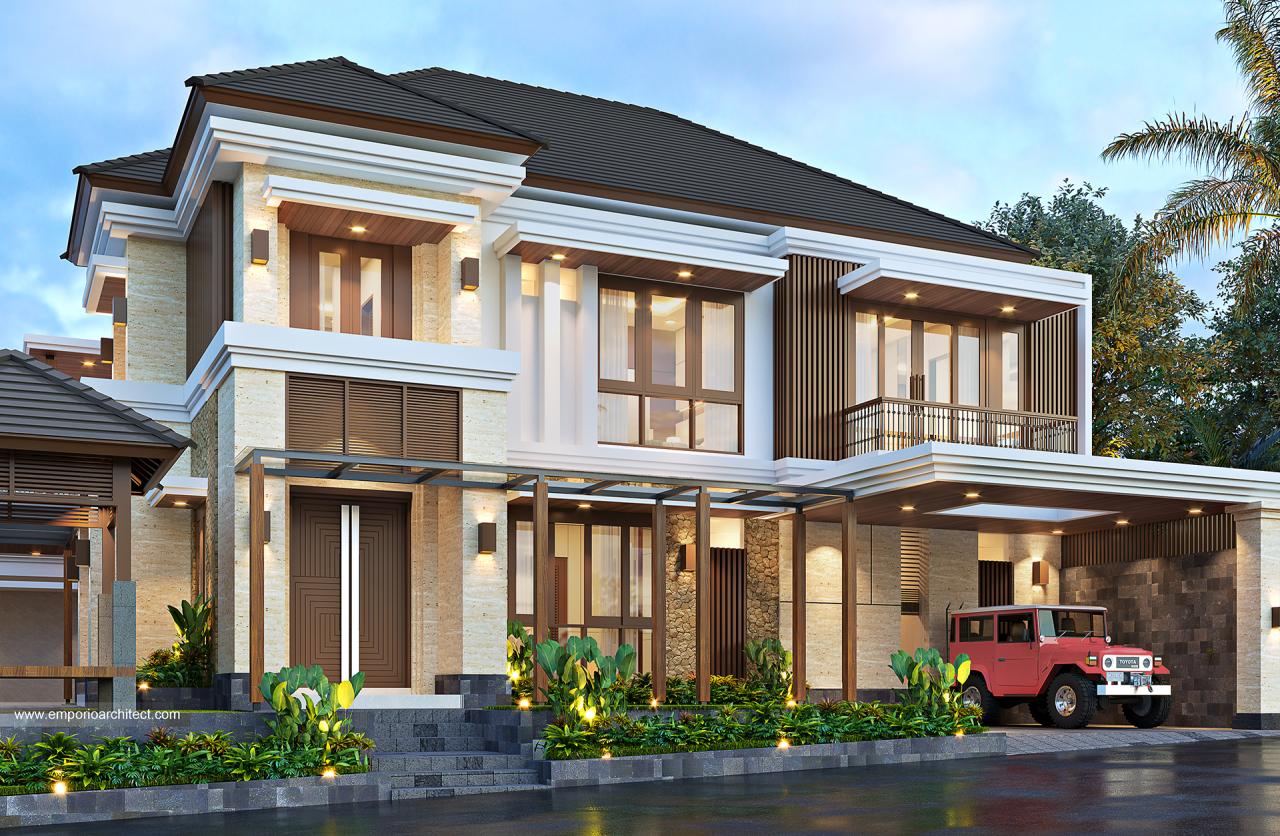 Mr. AFF 1417 Modern House 2 Floors Design - Jakarta 27351 - Modern Home ...
