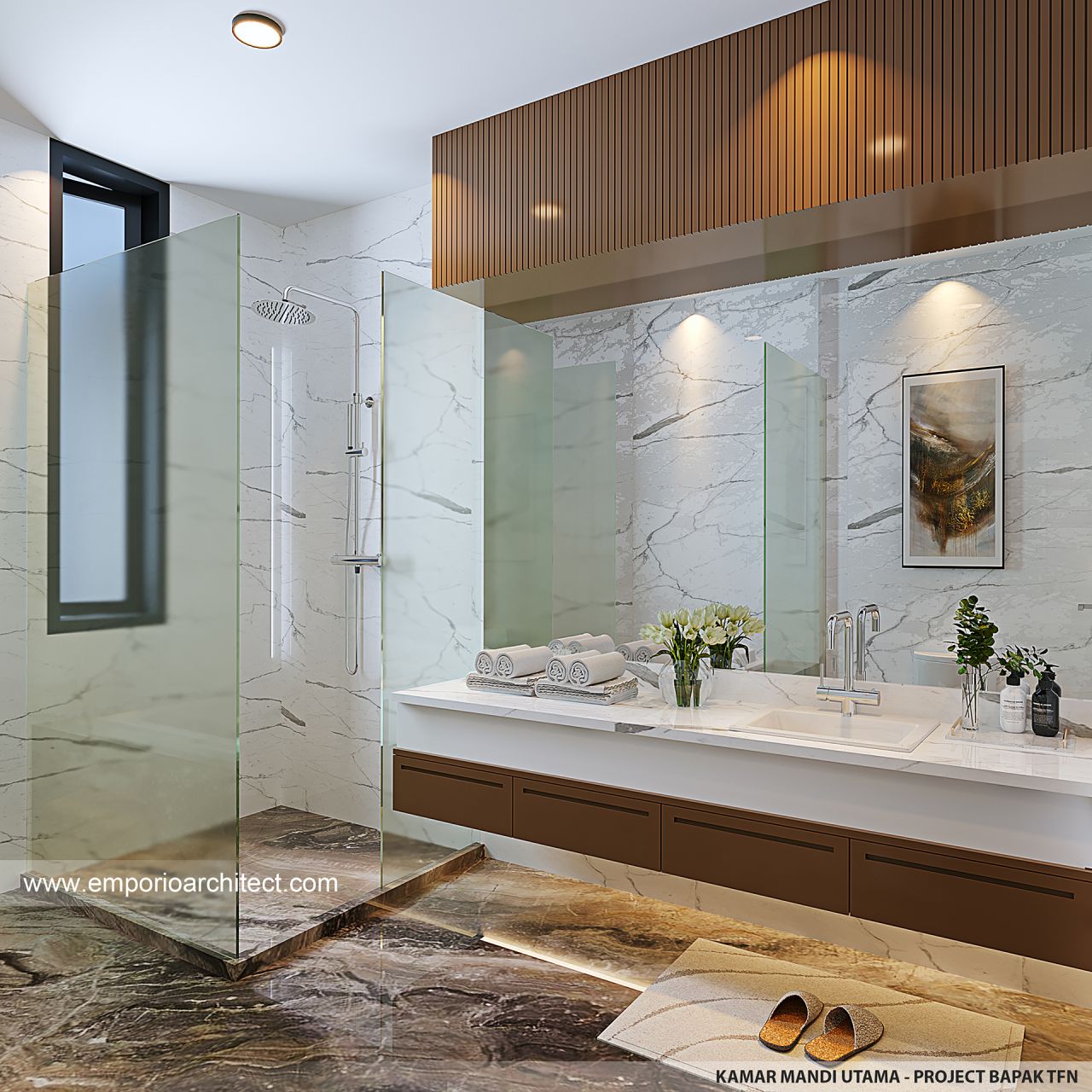 Mr. TFN 1802 Modern House 2 Floors Design - Purwakarta 39091 - Bathroom ...