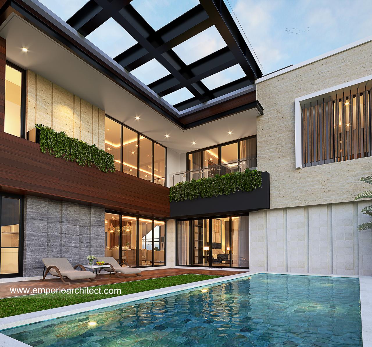 Mr. JFR 1111 Modern House 2 Floors Design - Kota Wisata Cibubur, Bogor ...