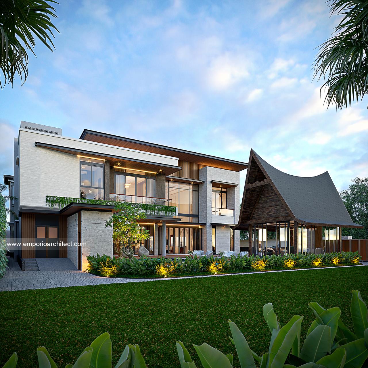 Mrs. CTR 1650 Modern House 2 Floors Design - Cibubur, Jakarta Timur ...