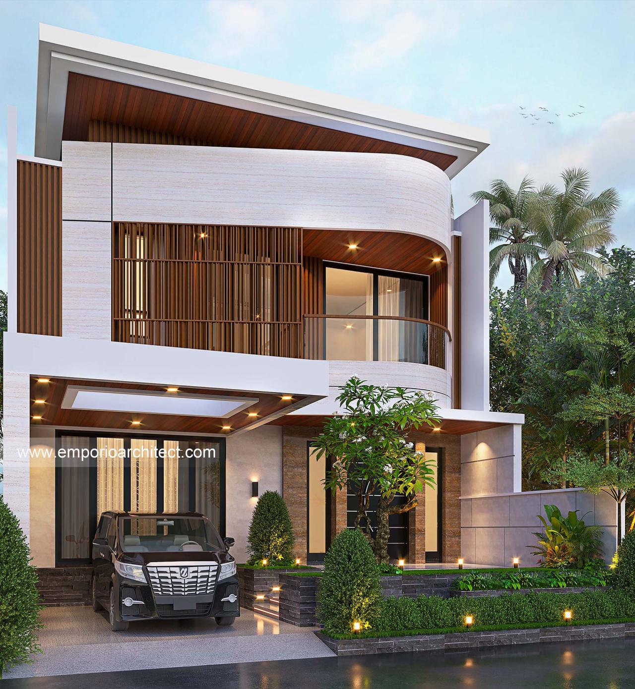 Mr. Dedy Modern House 2 Floors Design - Batam