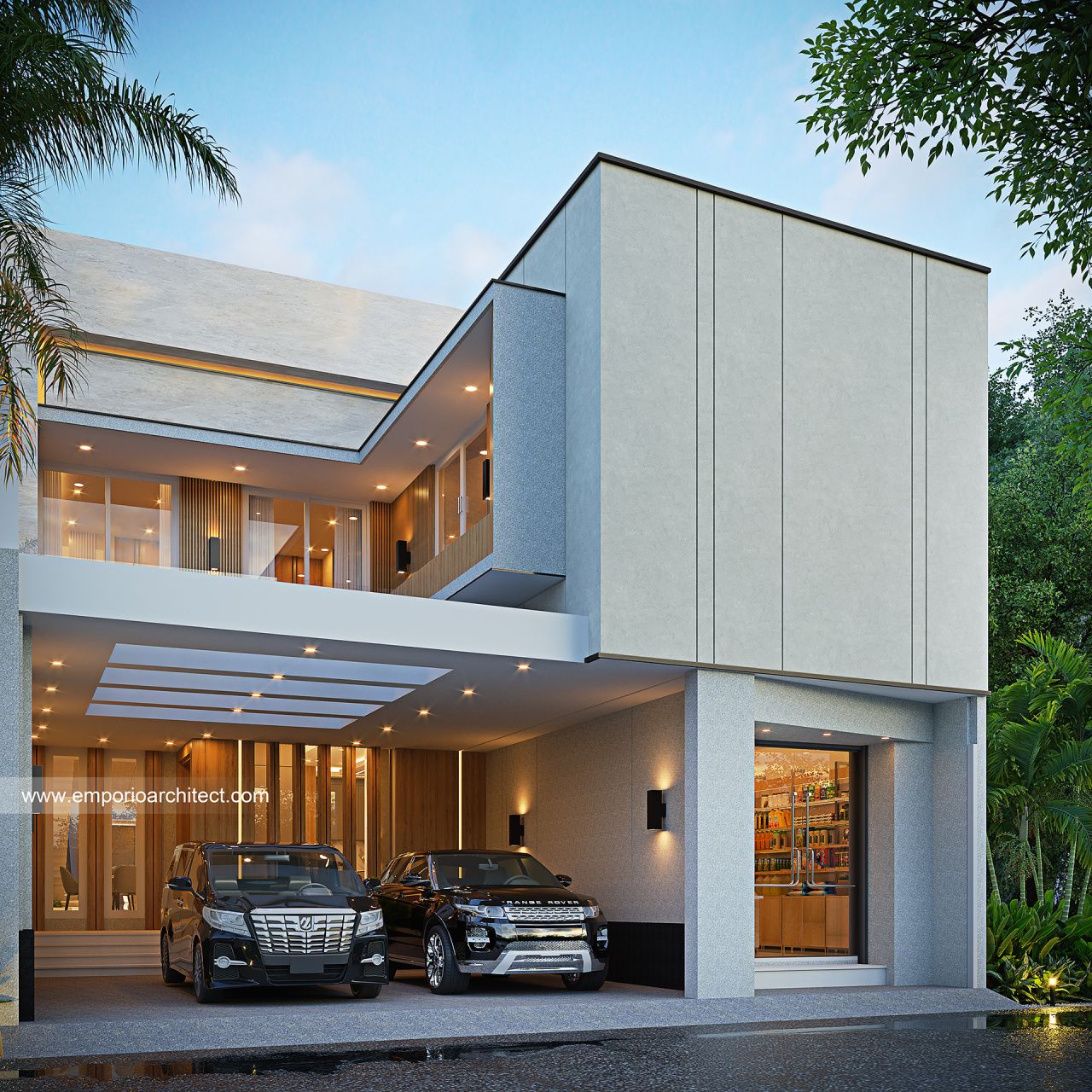 Mr. WLY 1666 Modern House 2 Floors Design - Pemalang, Jawa Tengah