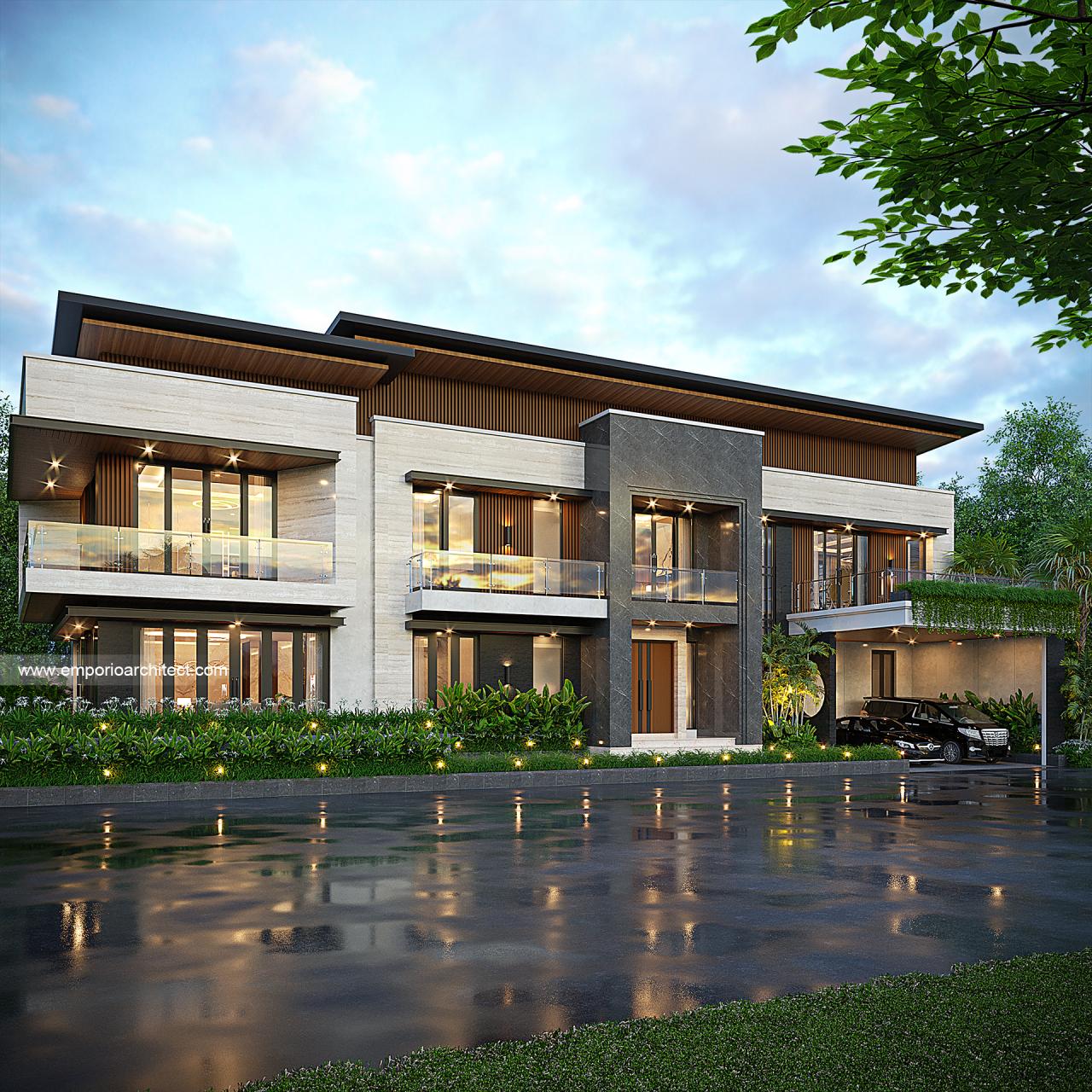 Mrs. DSY 1616 Modern House 2 Floors Design - Manado, Sulawesi Utara ...