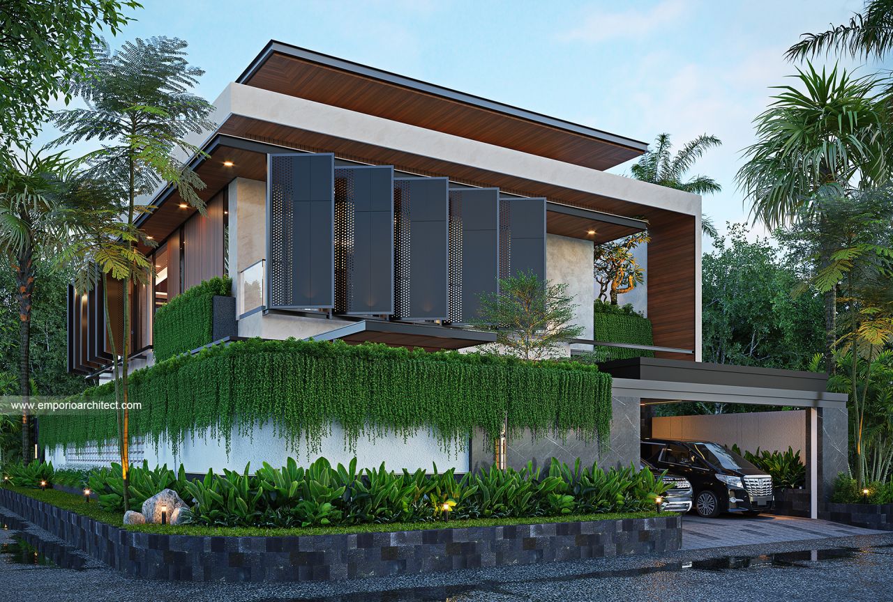 Mrs. RF Modern House 2 Floors Design - Blora, Jawa Tengah 44900 - Front ...