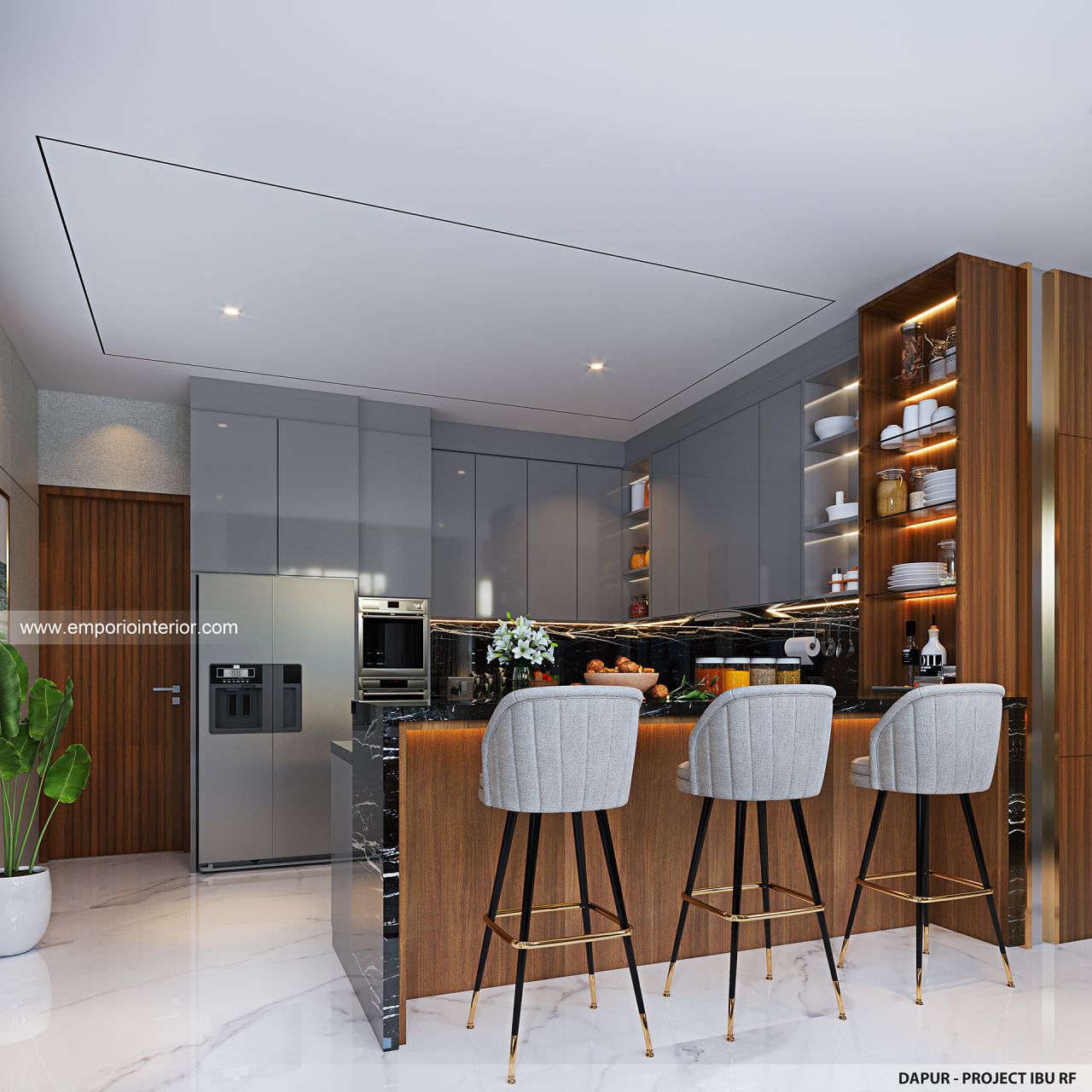 Mrs. RF Modern House 2 Floors Design - Blora, Jawa Tengah 44905 ...