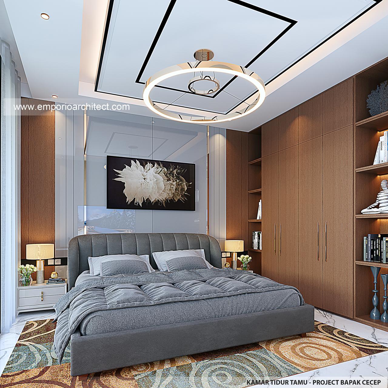 #ceilingdesign - Mrs. CCP Modern House 2 Floors Design - Kuningan, Jawa ...