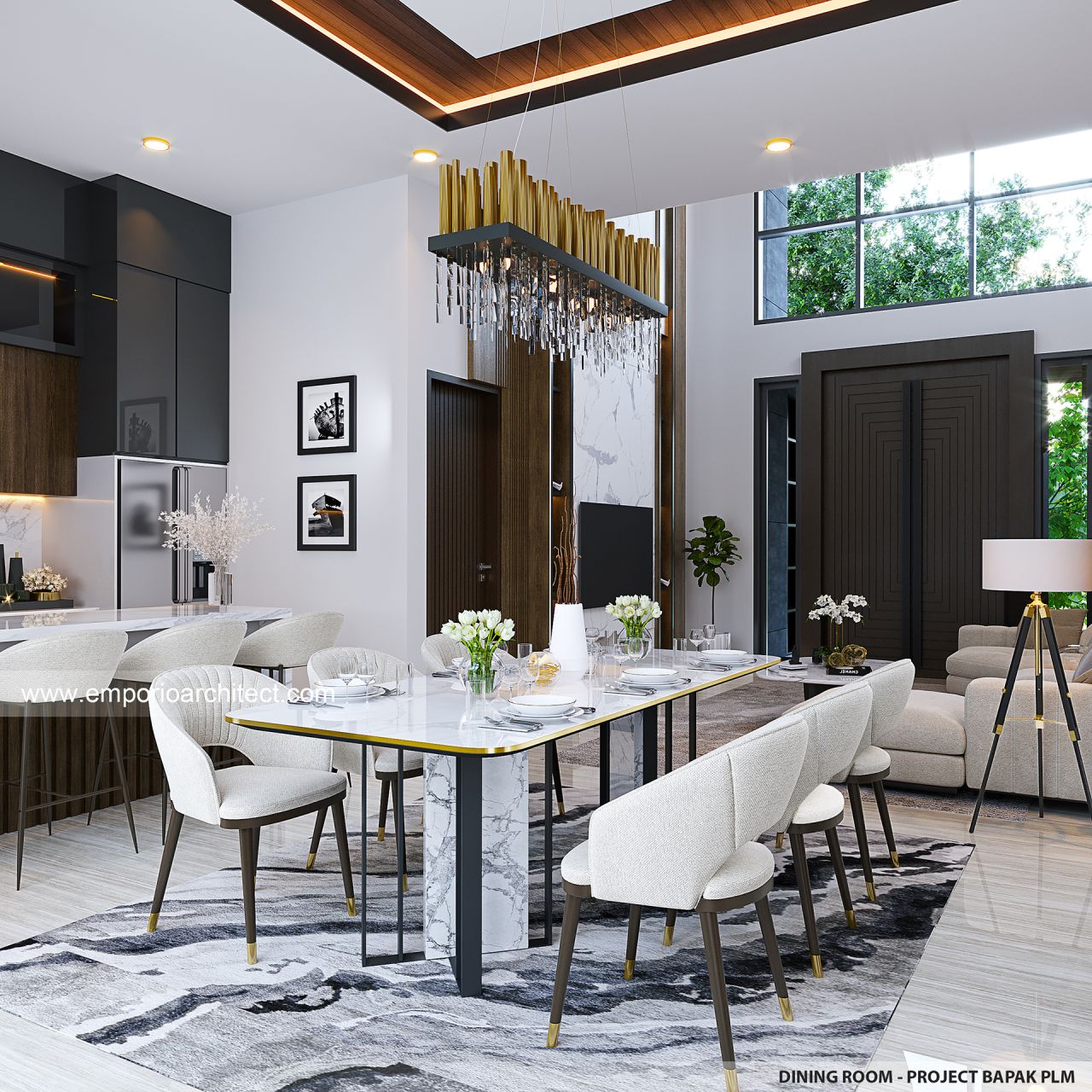 Mr. PLM 1708 Modern House 2 Floors Design - Balikpapan 36893 - Interior ...