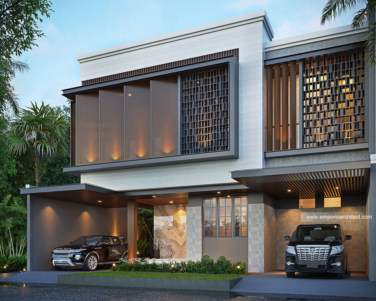 Mrs. SRL Modern House 2 Floors Design - Cengkareng, Jakarta Barat 46945 ...