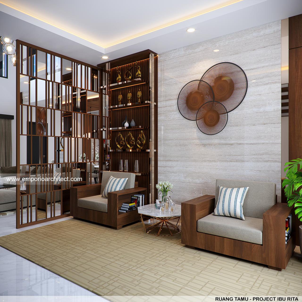 Mrs. Rita Modern House 2 Floors Design - Badung, Bali 23135 - Partition ...