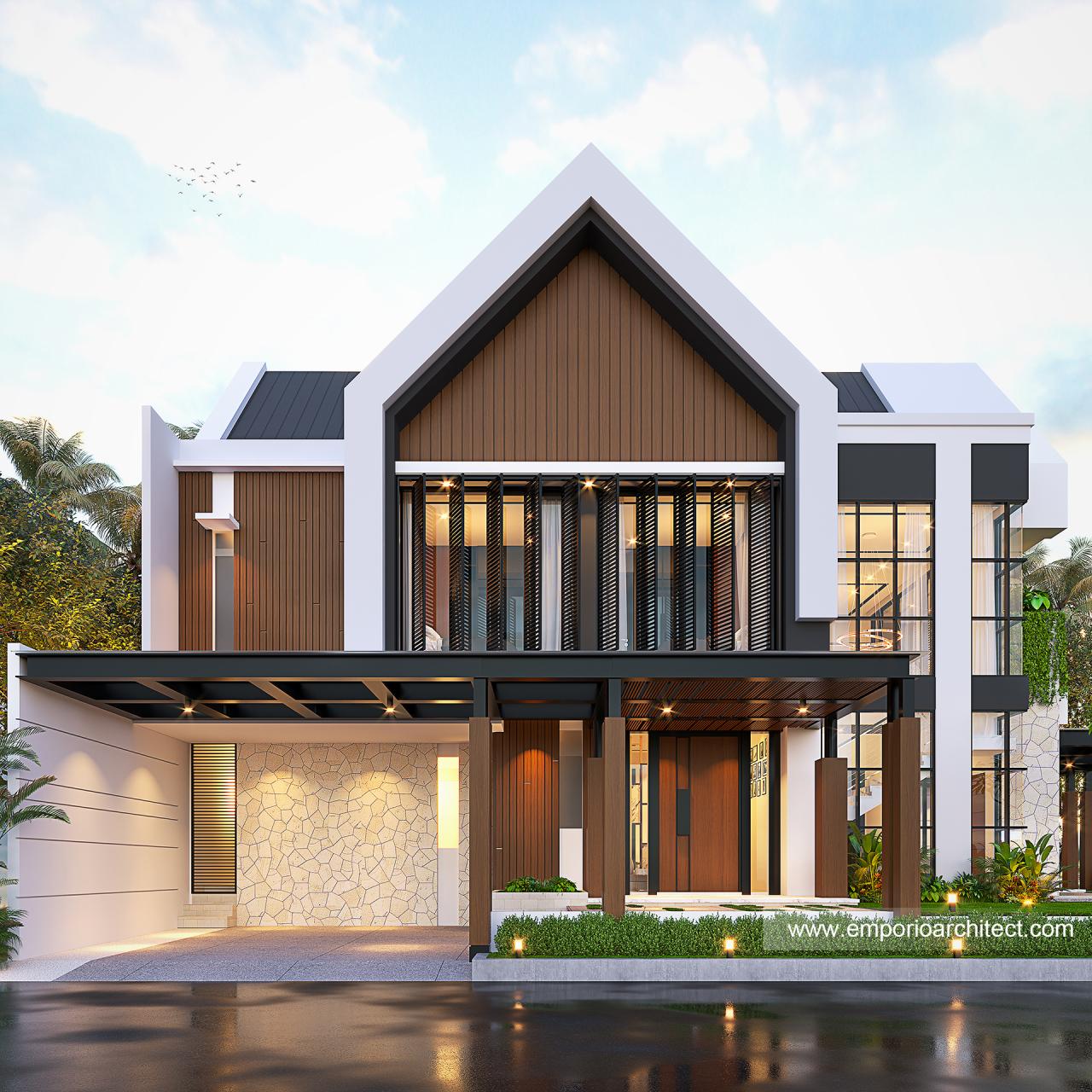 Mr. Adam Modern House 2 Floors Design - BSD, Tangerang Selatan, Banten ...