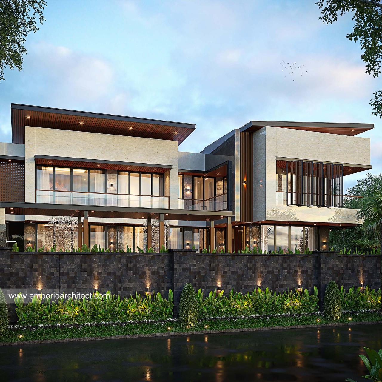 Mrs. FNA 1561 Modern House 2.5 Floors Design - Bali 32588 - 2 Floors ...