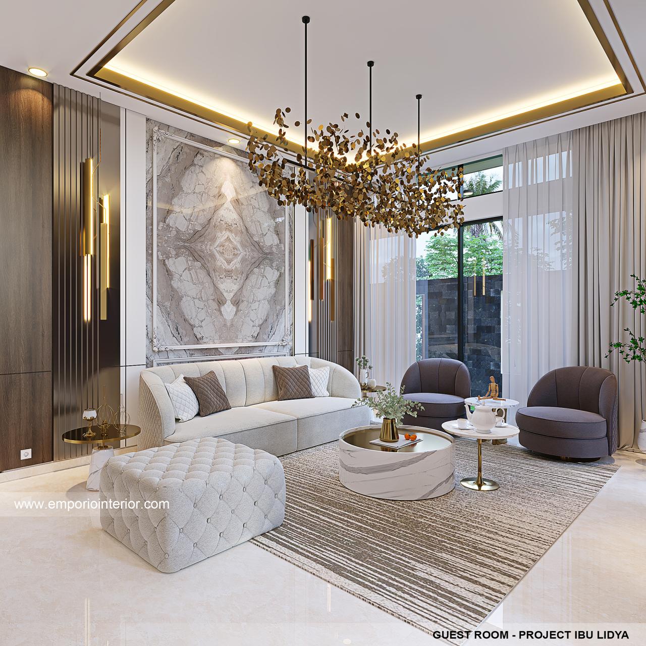 Mrs. LDY 1356 Modern House 2.5 Floors Design - Jakarta 35054 - Guest ...