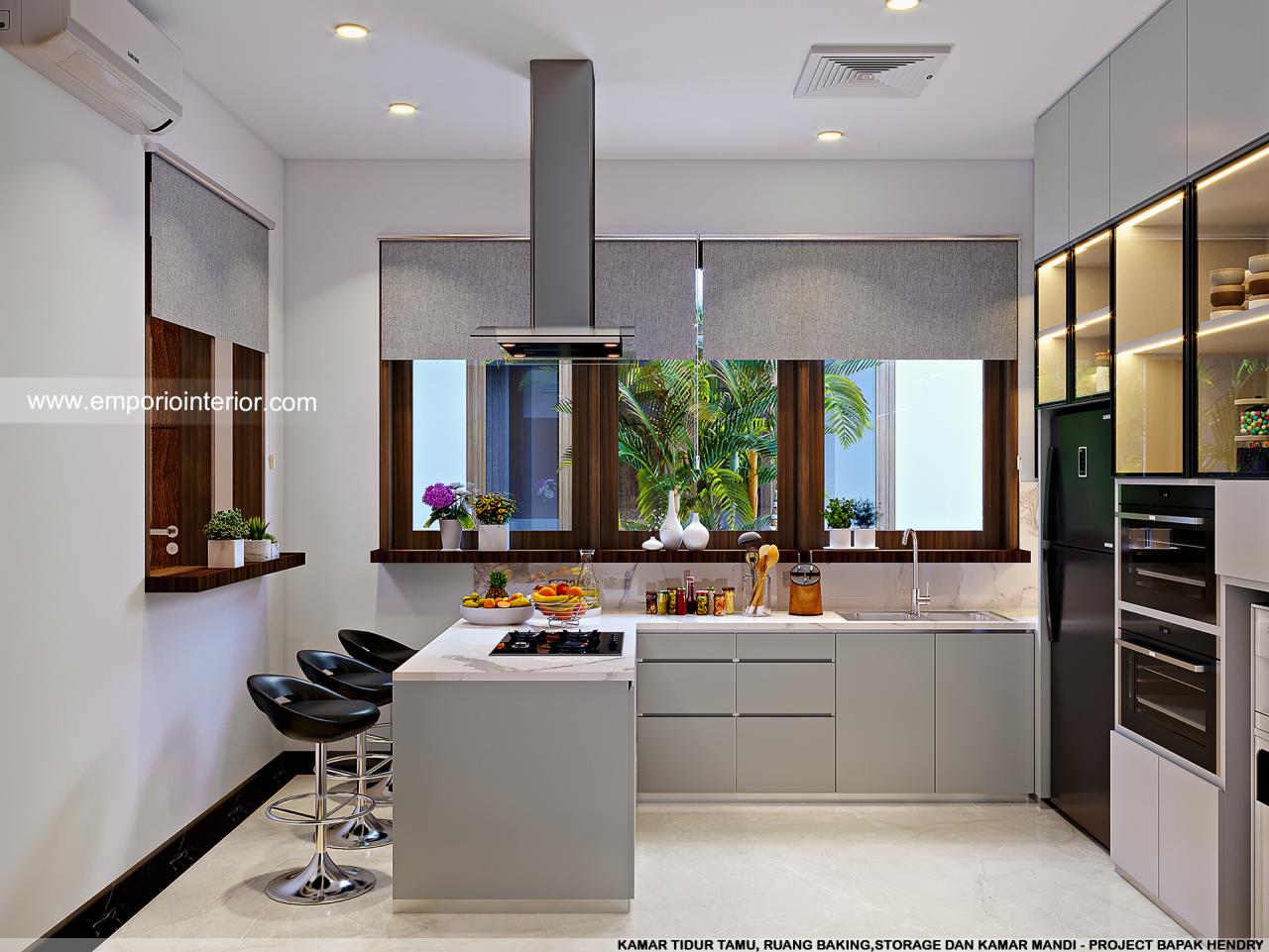 Mr. Hendry Modern House 2.5 Floors Design - Palembang 28208 - Interior ...