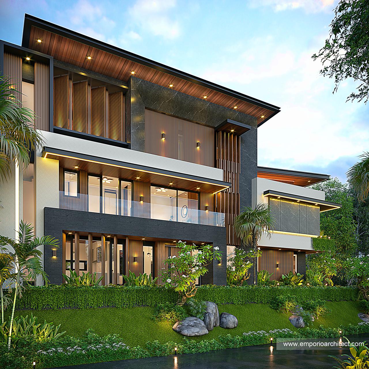 Mr. DRS Type B Modern House 2.5 Floors Design - Bandung 30110 - Modern ...