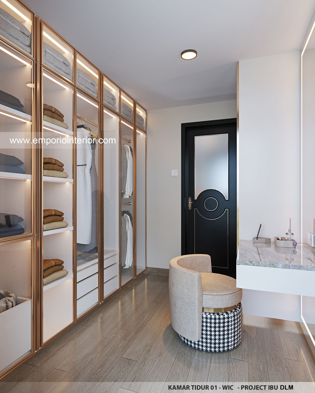 Mrs. DLM 1422 Classic Modern House 2.5 Floors Design - Bandung 45573 ...