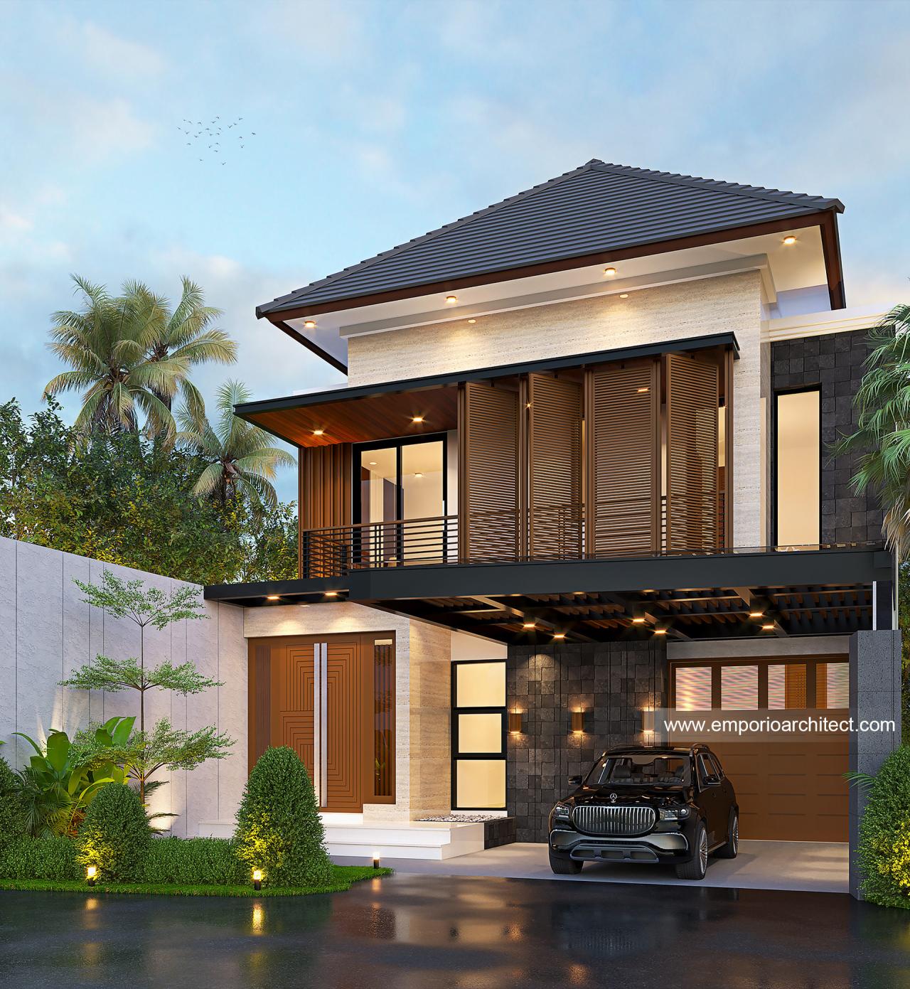 Mr. Gusnadi Modern House 2.5 Floors Design - Bandung 22613 - Modern ...