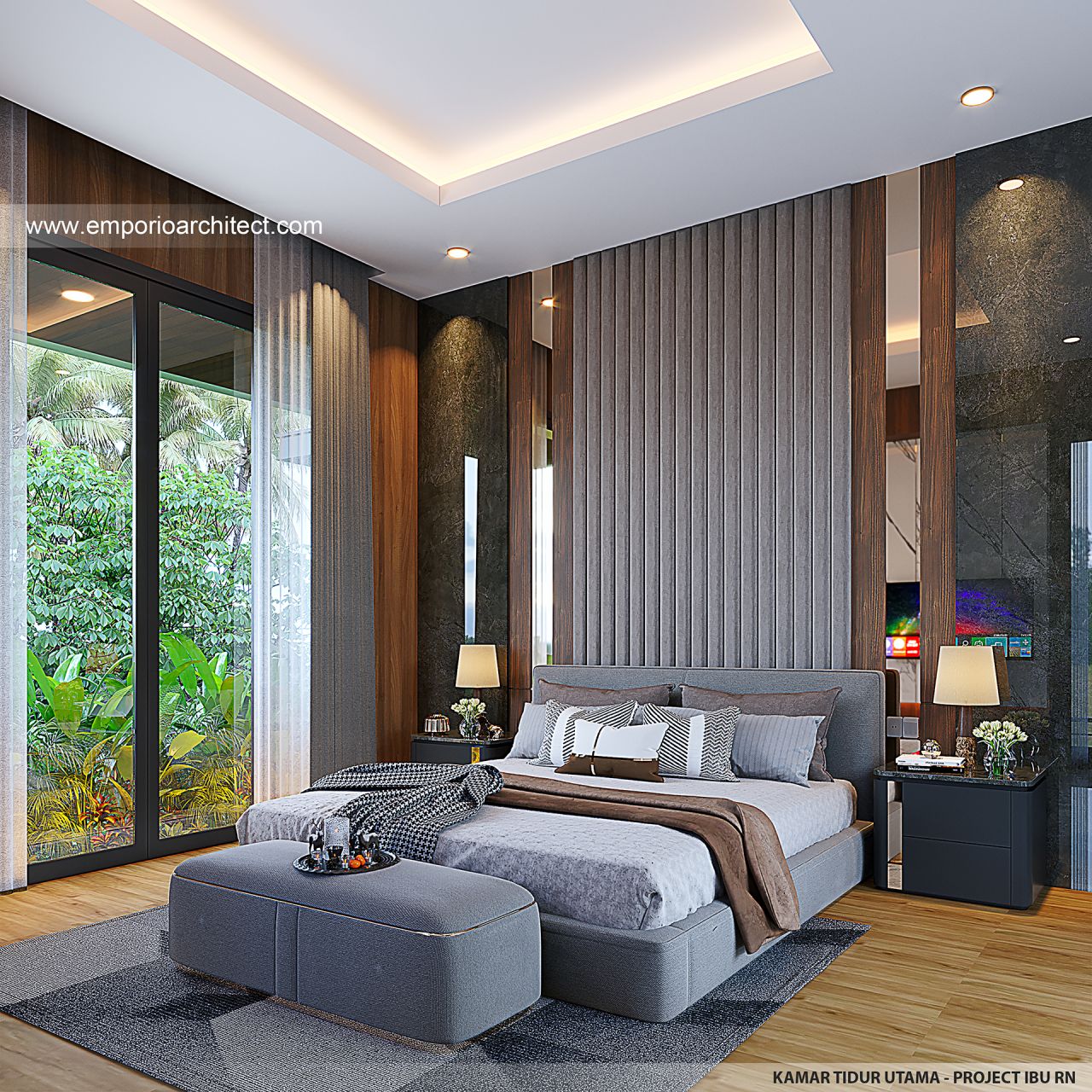 Mrs. RN Modern House 3 Floors Design - Bandung 46941 - Bedroom Design