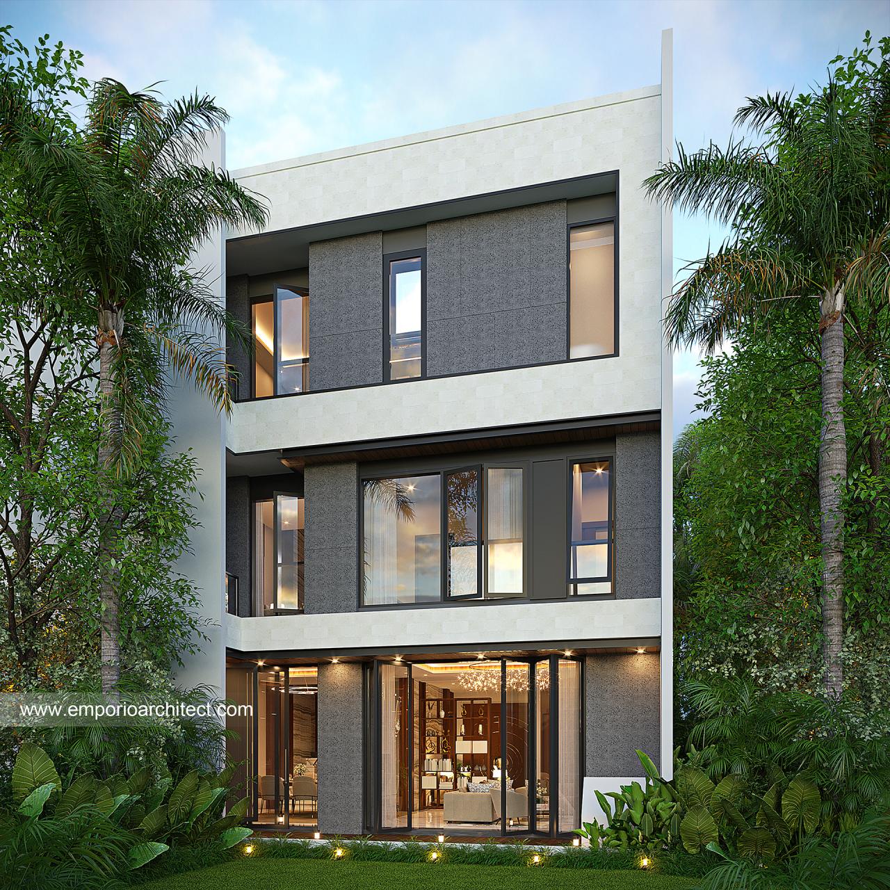 Mrs. WTA 1508 Modern House 3 Floors Design - Tangerang Selatan 29604 ...