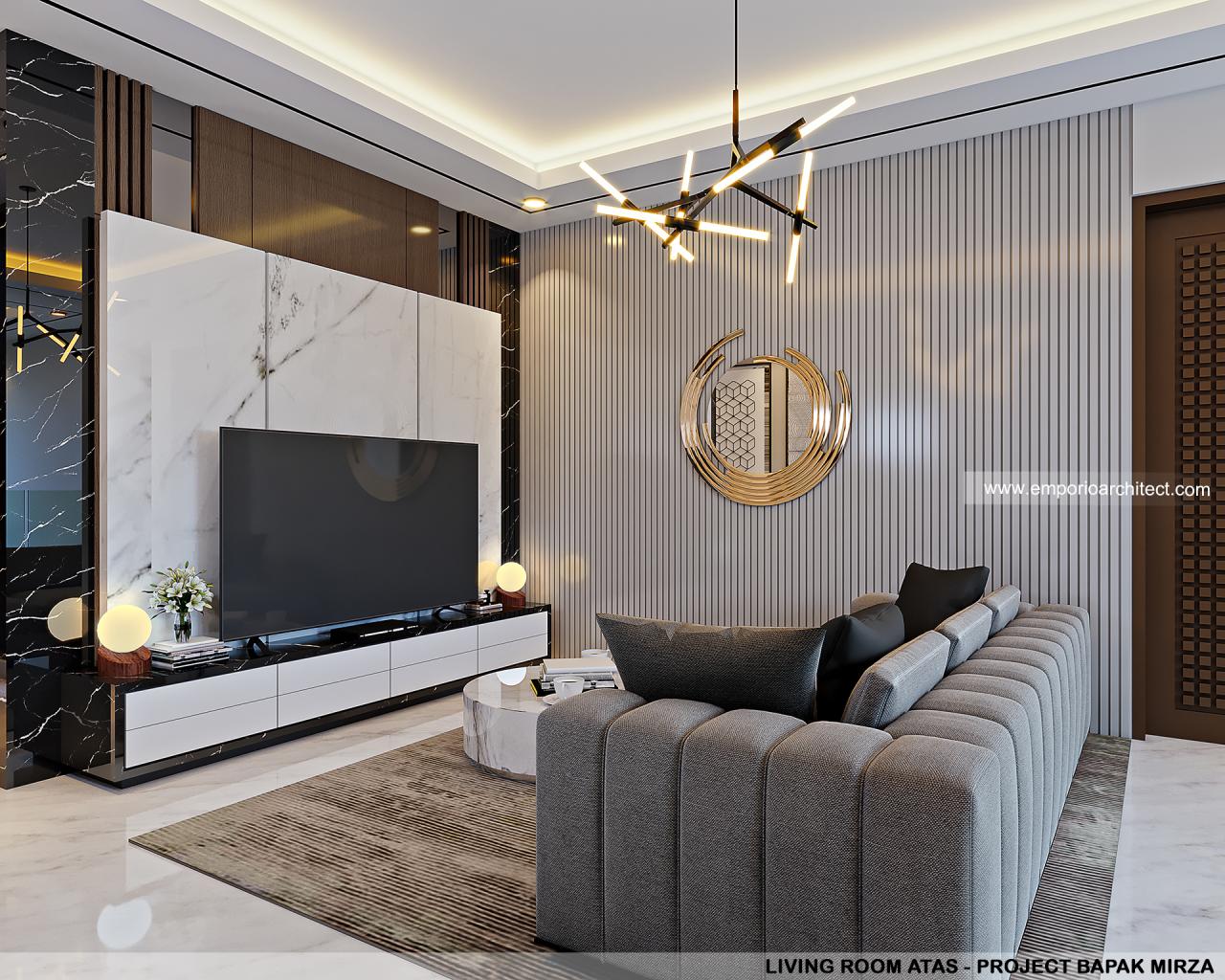 Mr. Mirza Modern House 3 Floors Design - Tangerang 27131 - Interior Design
