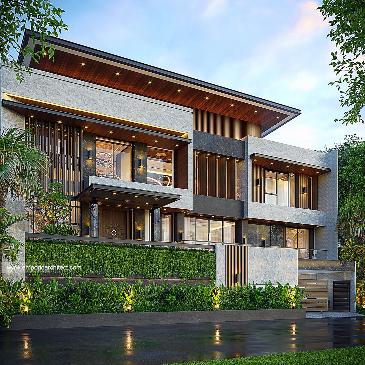Mr. RZ 1604 Modern House 3 Floors Design - Tegal, Jawa Tengah 33699 ...